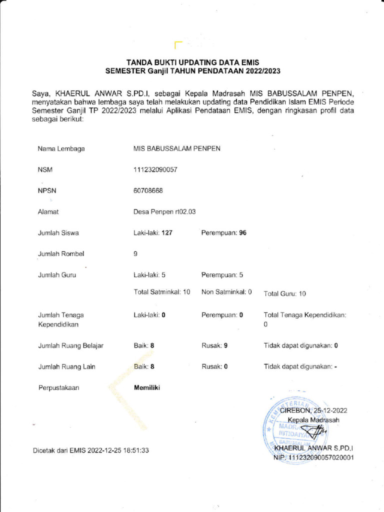 BAP 2022 2023 Ganjil 111232090057 | PDF