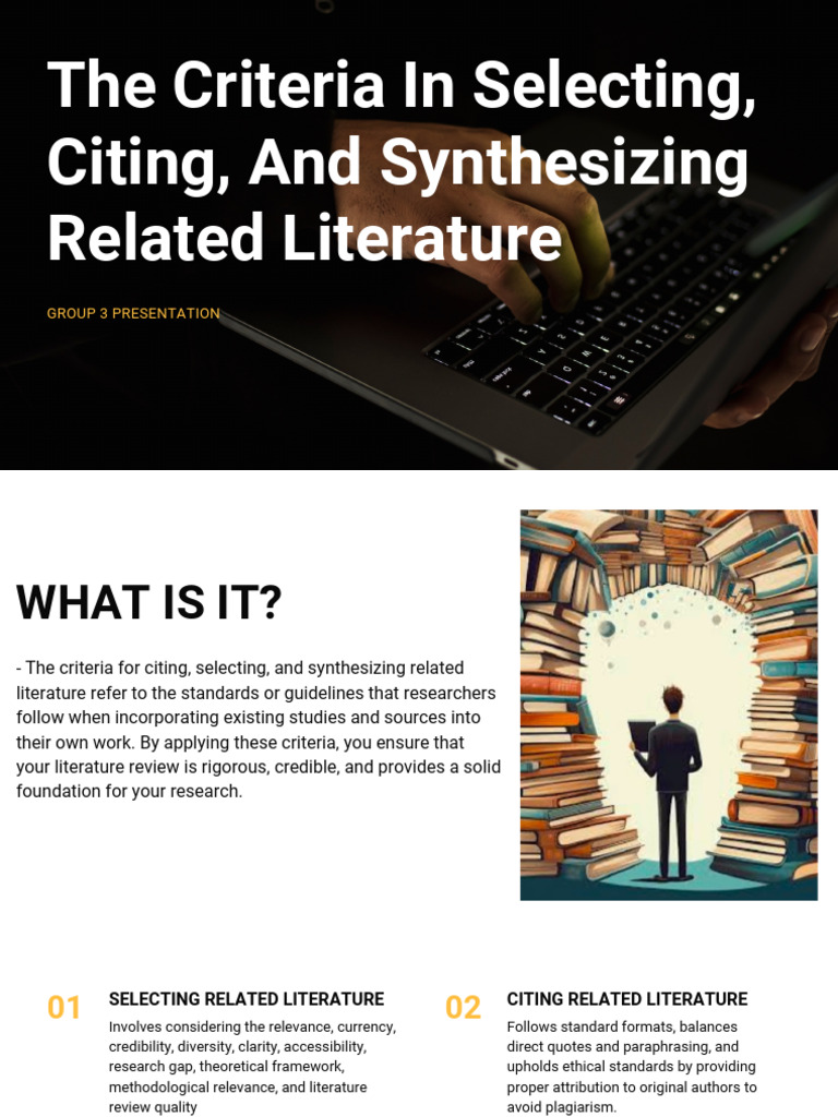 Selecting Citing and Synthesizing RRL. | PDF