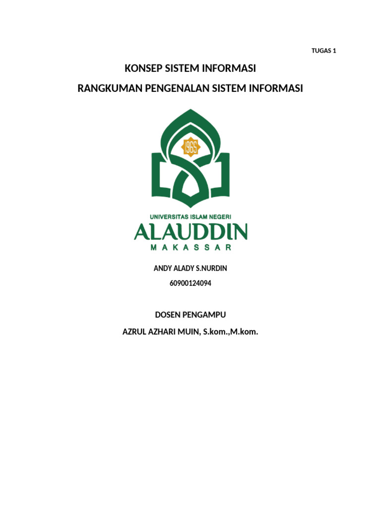 TUGAS 1 KSI (2) | PDF