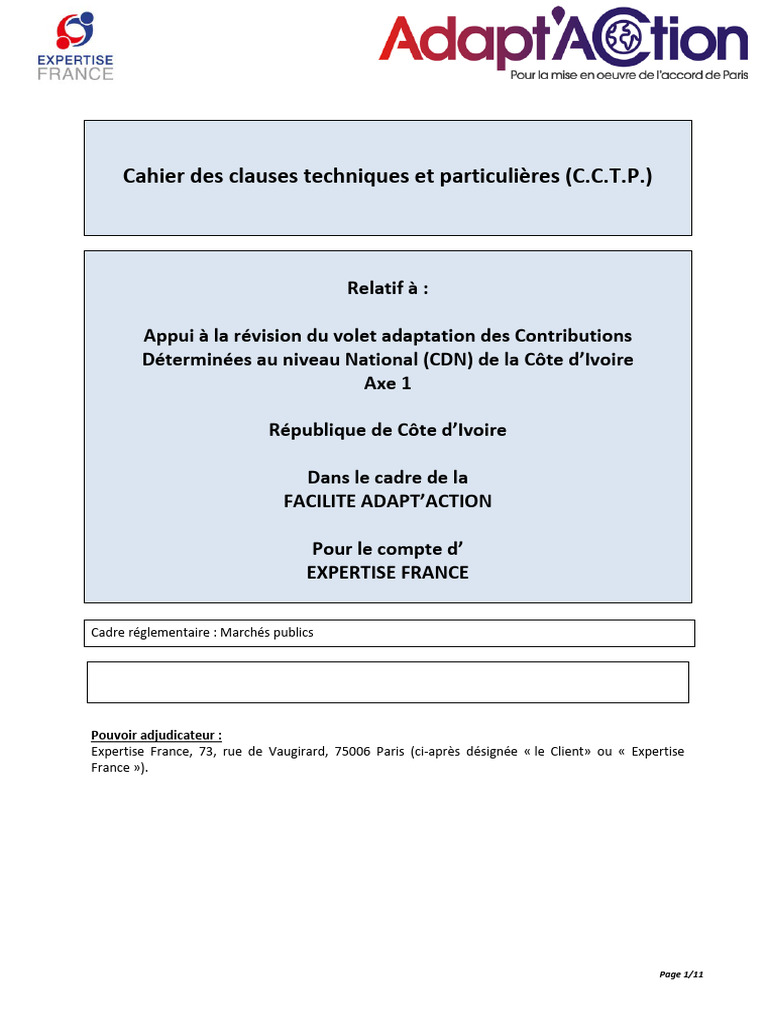 CCTP (3953) | PDF