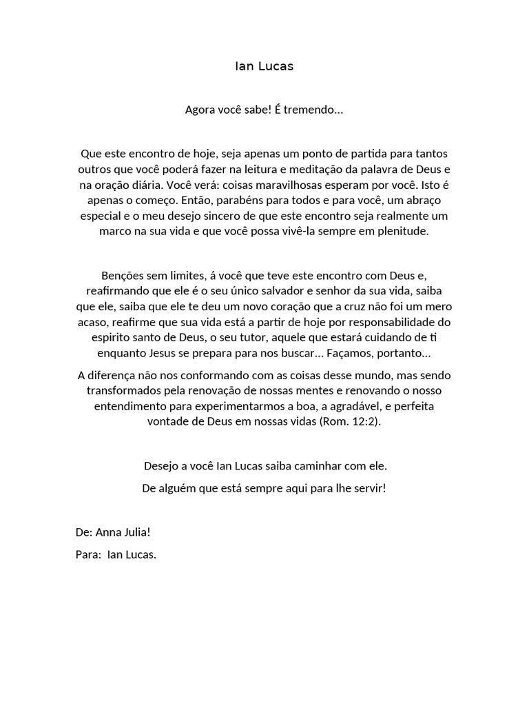 mensagem do eac | PDF