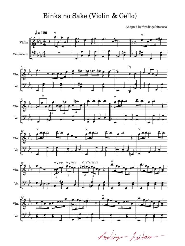 One Piece - Binks - No - Sake - RF | PDF