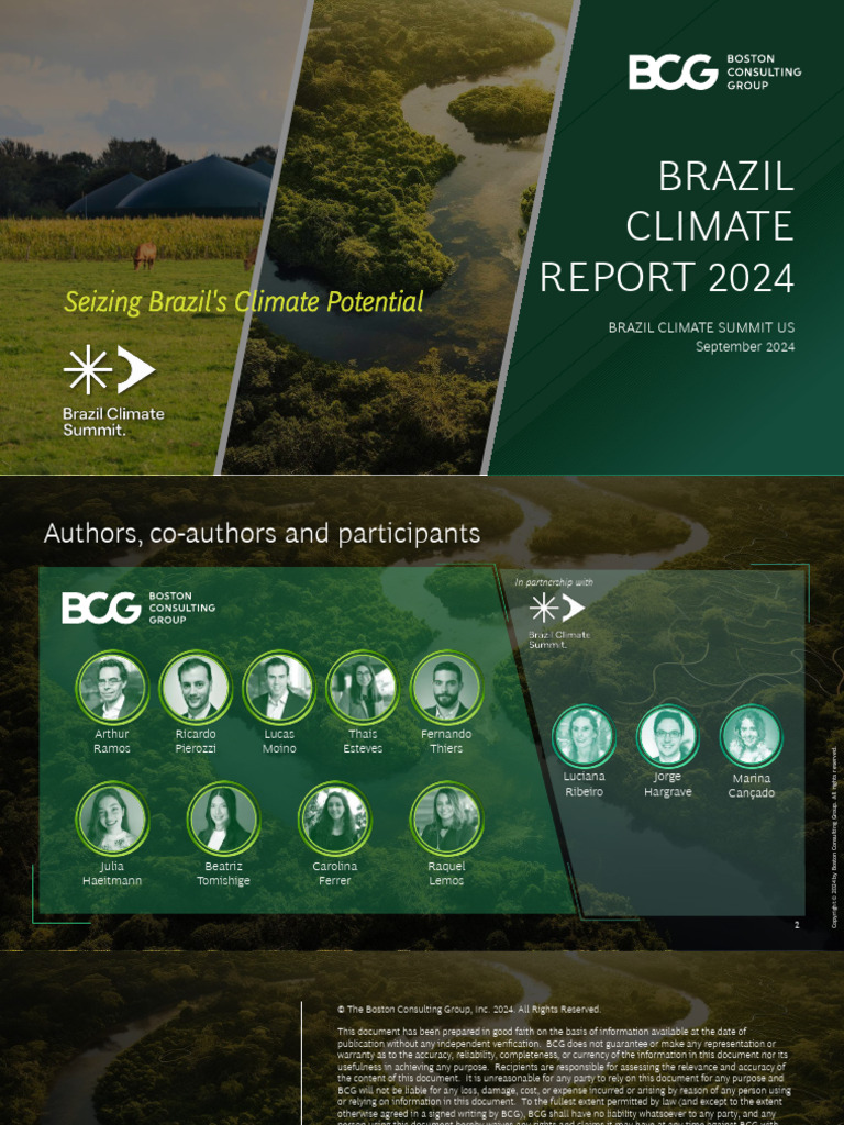 Brazil Climate Summit 2024 1 Compressed | PDF