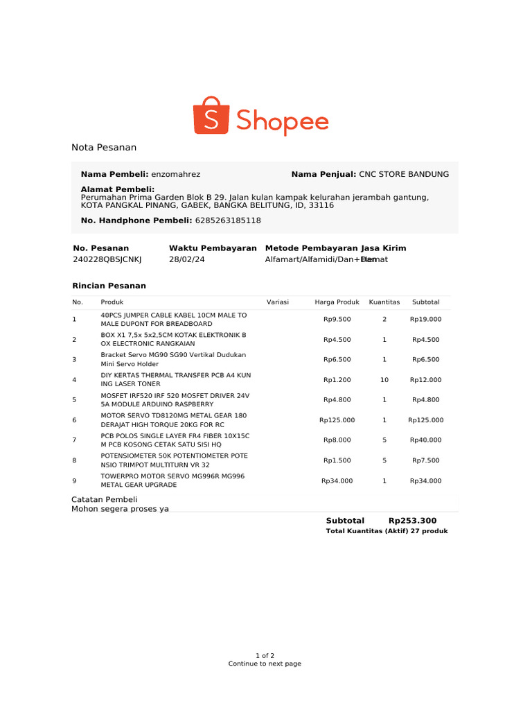 Invoice - 3291939680 CNC | PDF | Tools | Equipment