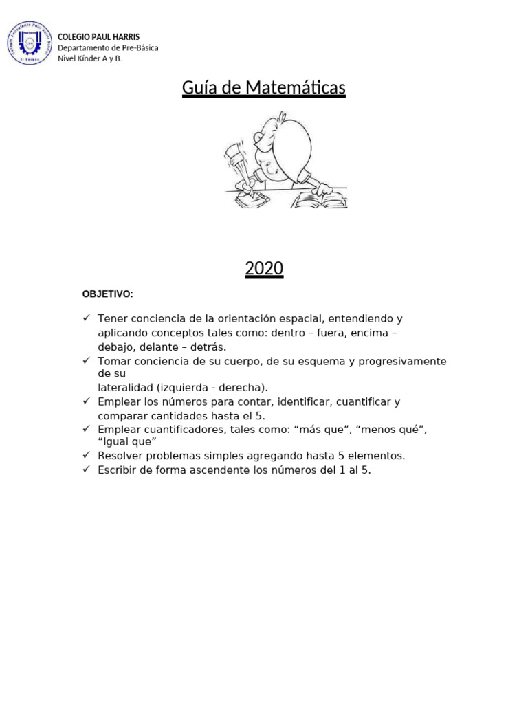 Kinder Matematica | PDF