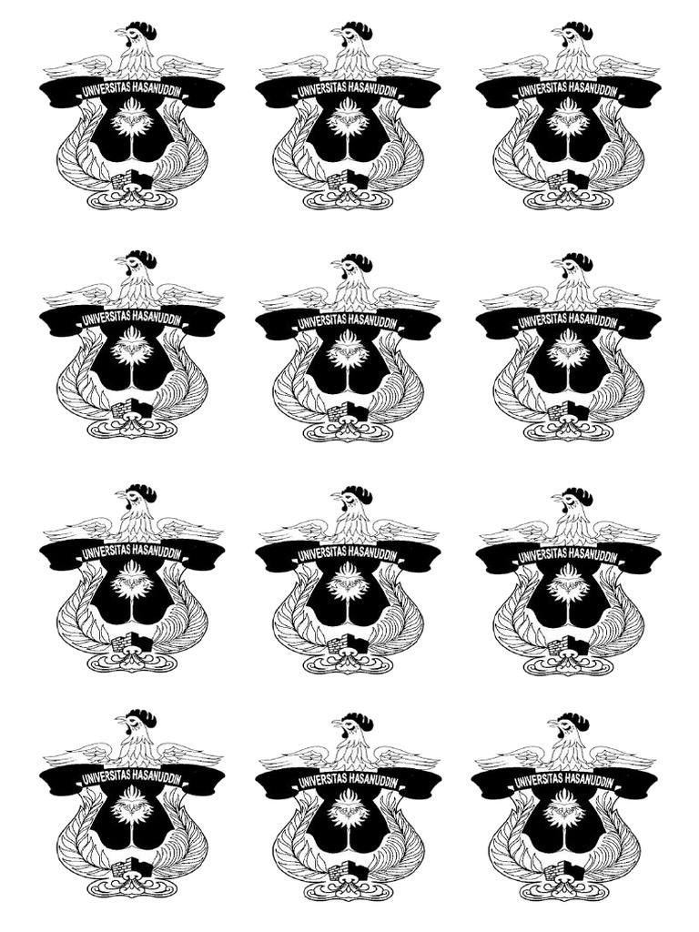 Logo Unhas Hitam Putih | PDF