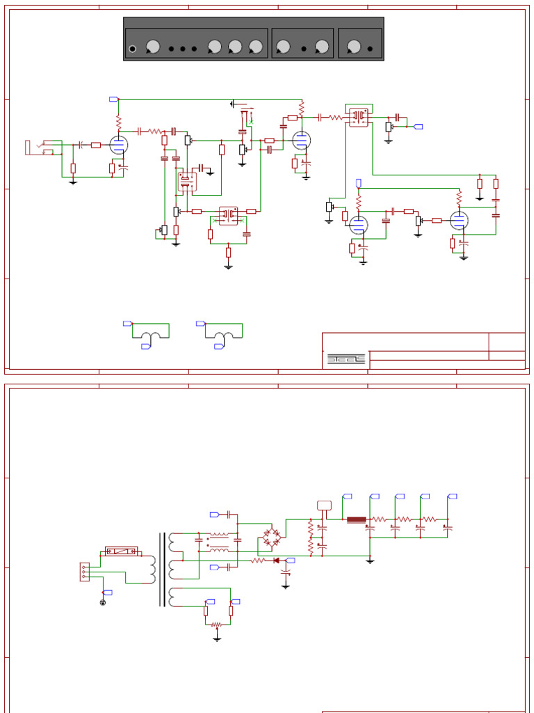 Schematic - Rumble Guitar Amp - 2024 08 06 | PDF
