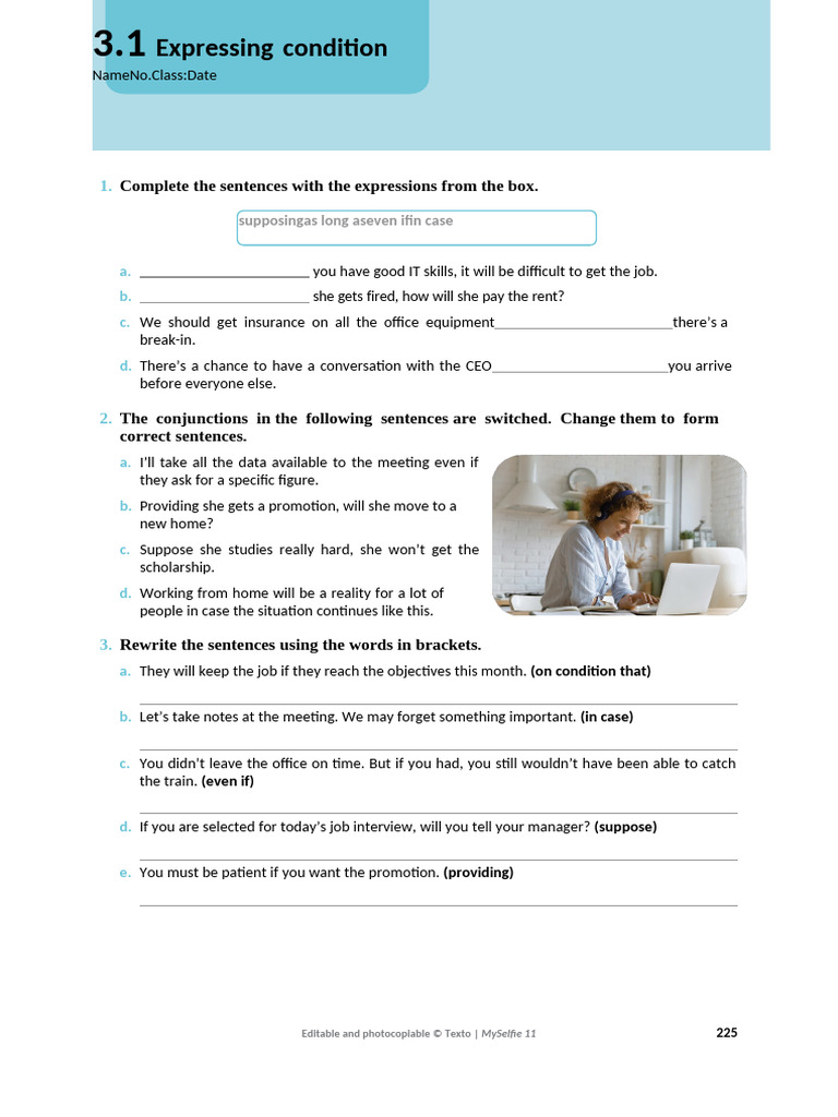 Standard - Grammar - U3.1 - Expressing Condition | PDF