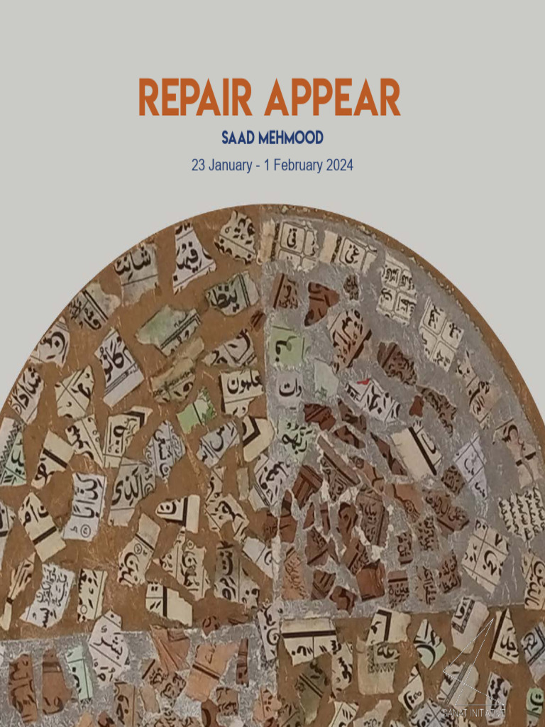 Repair Appear Solo Exhibition Saad Mehmood | PDF | Surah | Islamic Texts