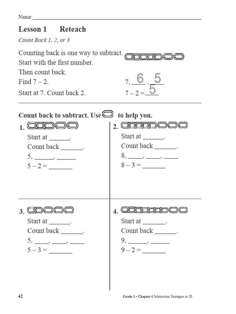 Substraction Sheet | PDF