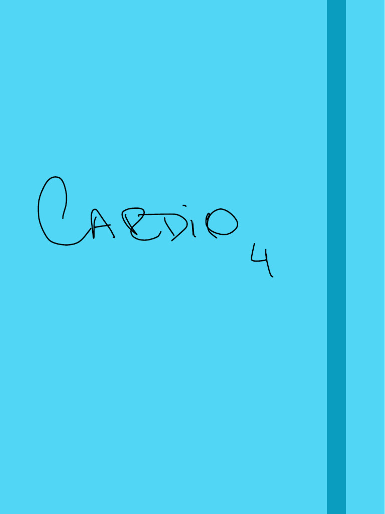 Cardio 4 | PDF