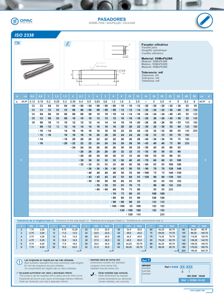 Iso 2338 | PDF