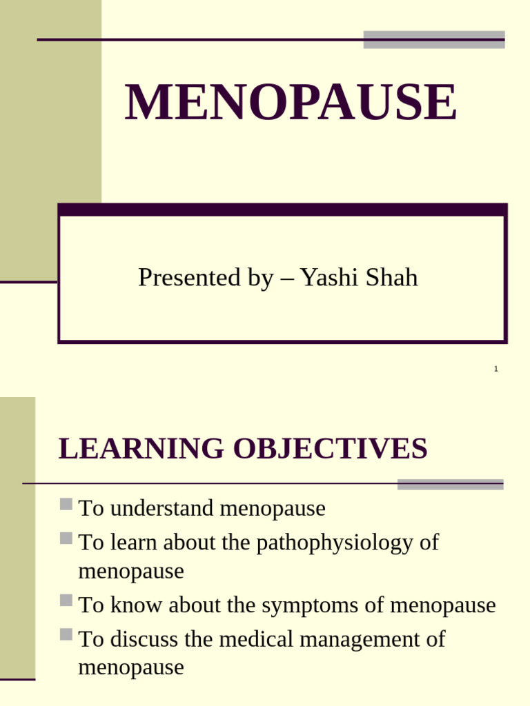 Menopause Pdf