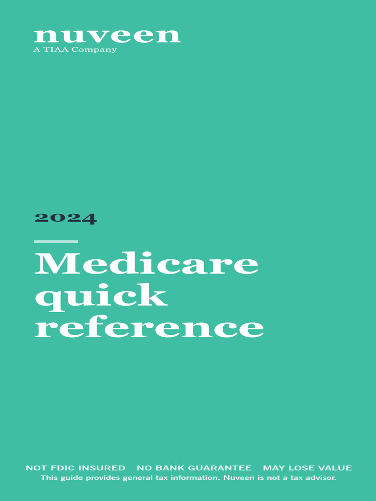 2024 Medicare Quick Reference Brochure | PDF