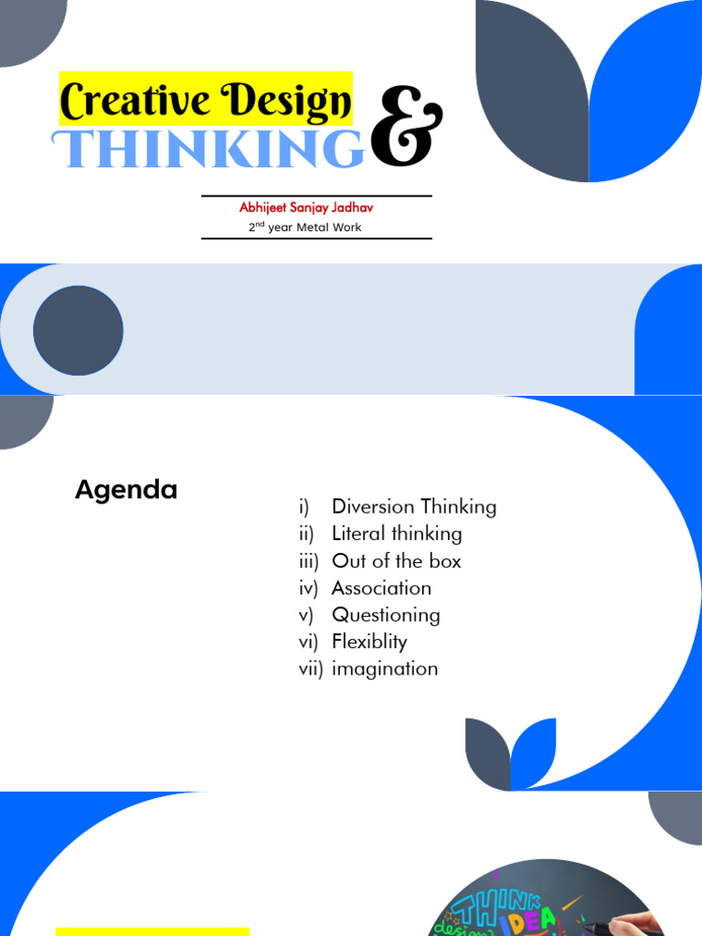 Creative Design & thinking ppt | PDF