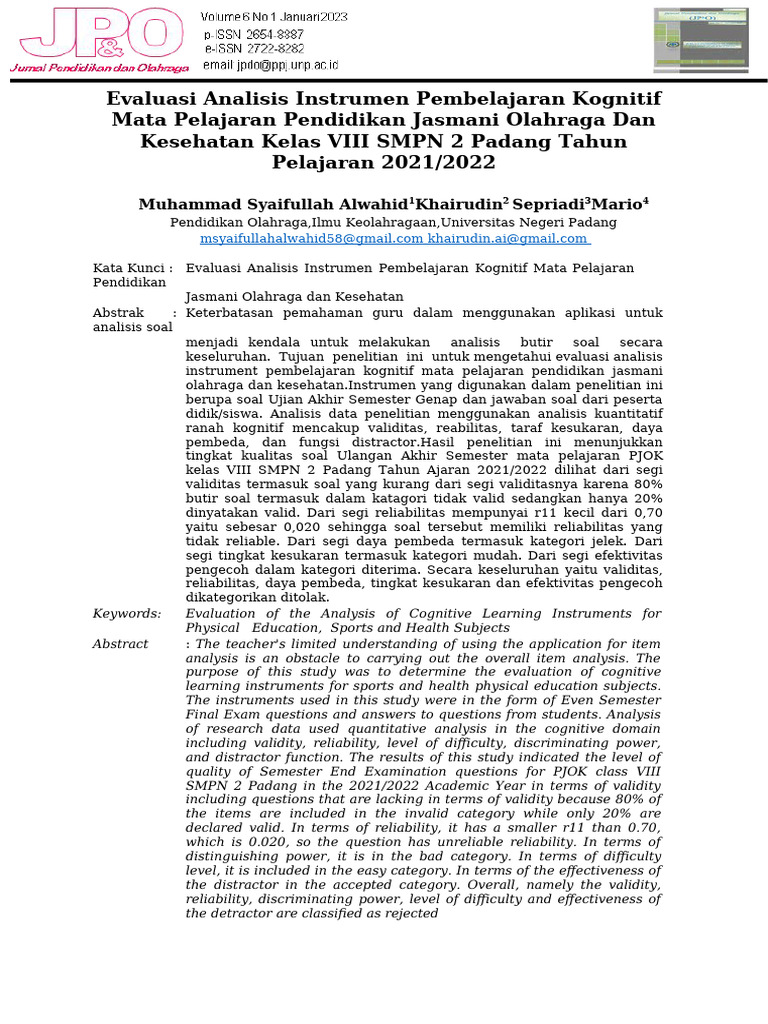 Artikel - Muhammad Syaifullah Alwahid - 01 | PDF