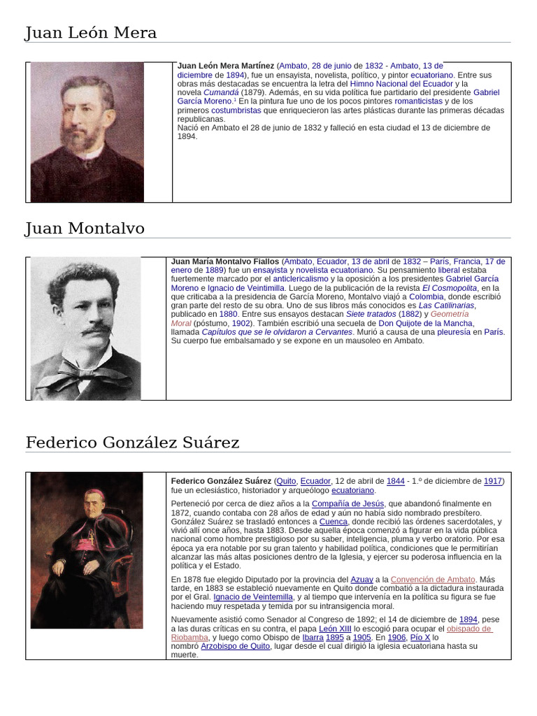 Juan León Mera | PDF