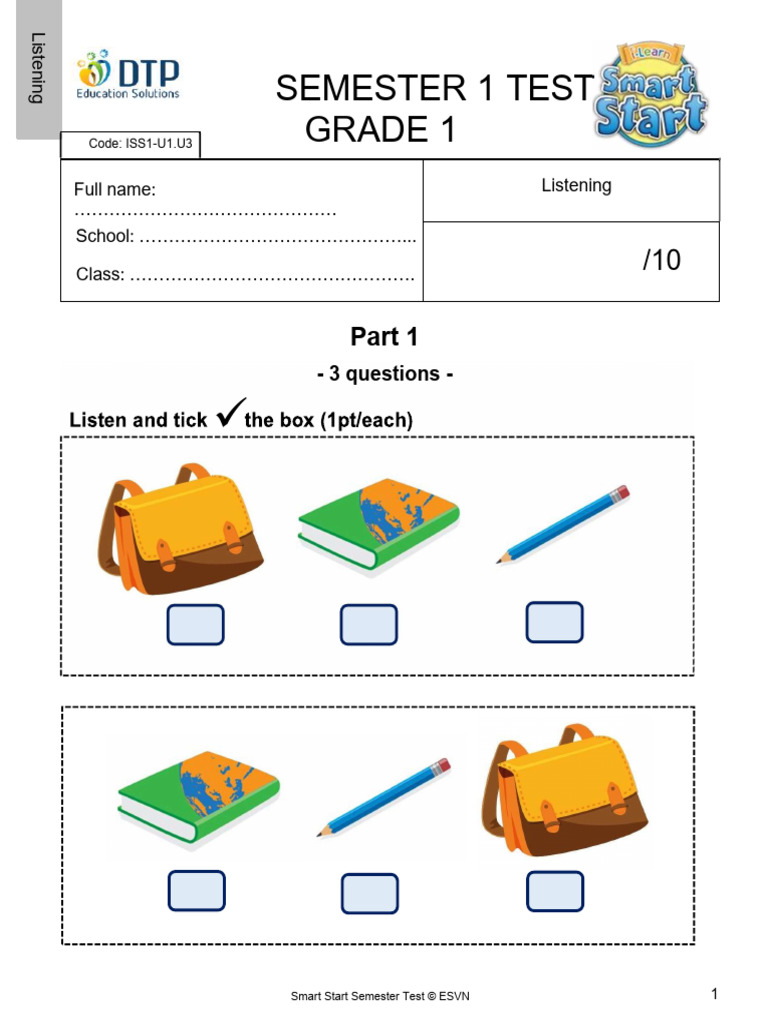 ISS1 - U1.U3 Listening | PDF