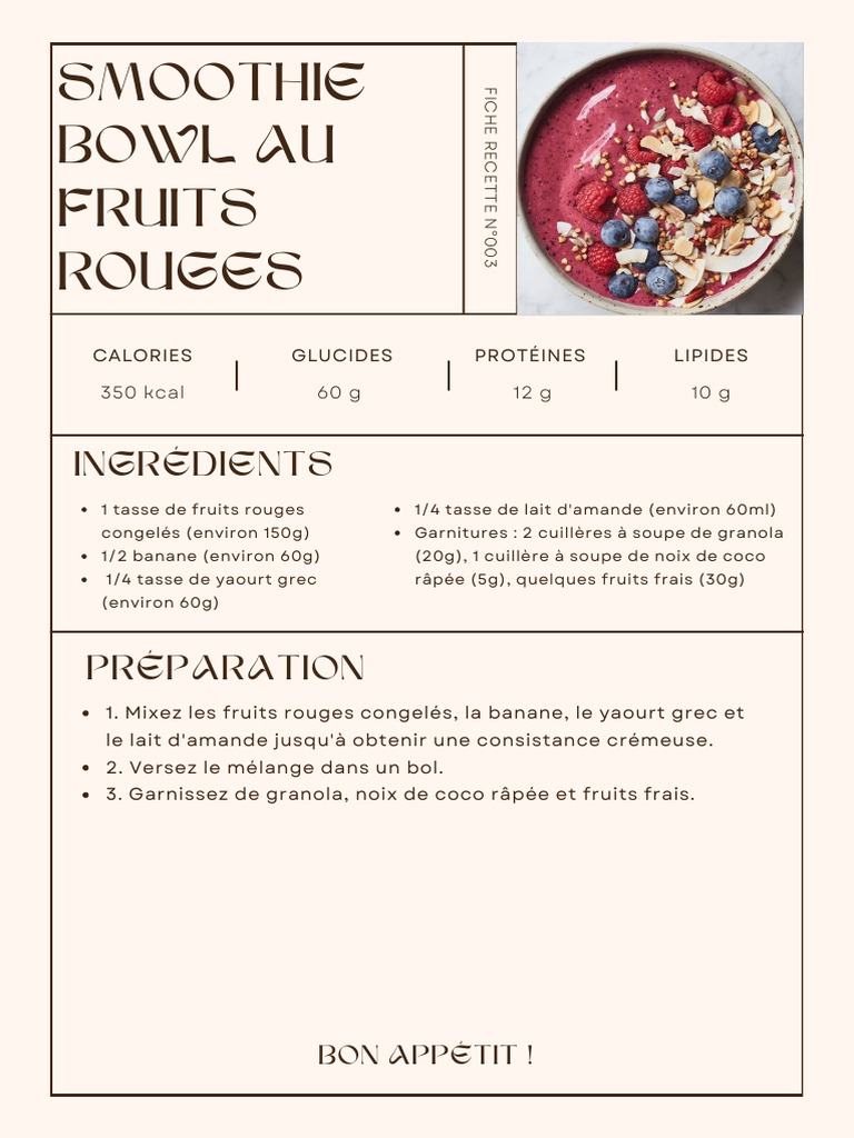 Smoothie Bowl | PDF