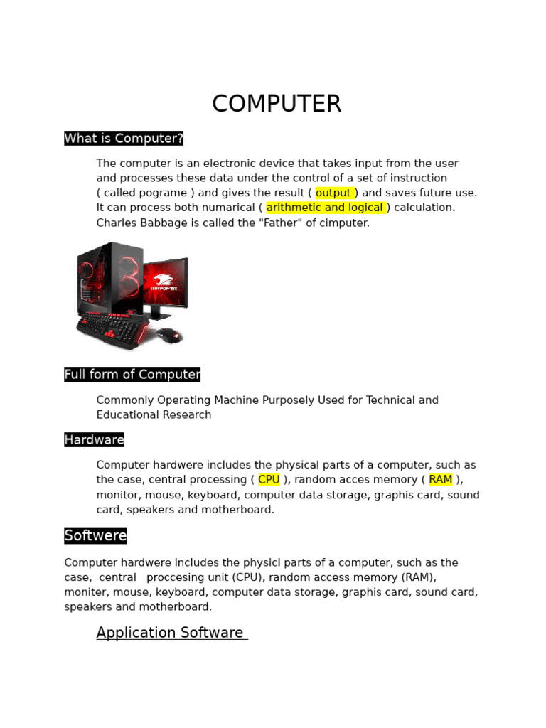 Computer Wordpad | PDF