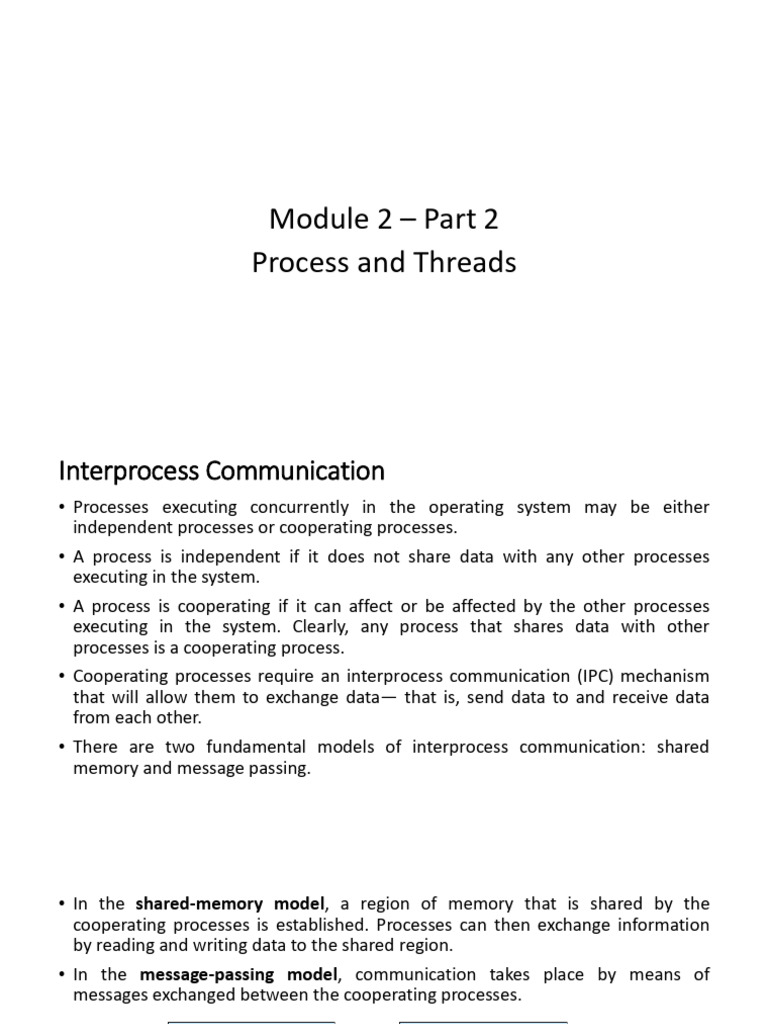Part -2 PROCESS & THREADS | PDF