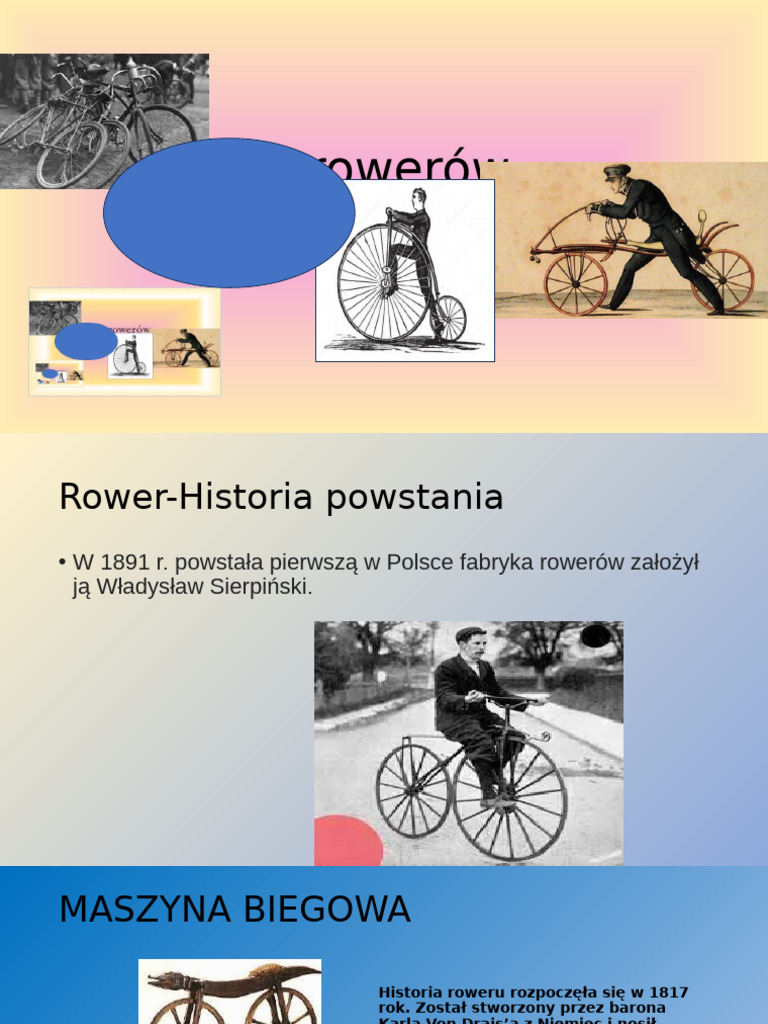 Historia Roweru Praca Domowa | PDF