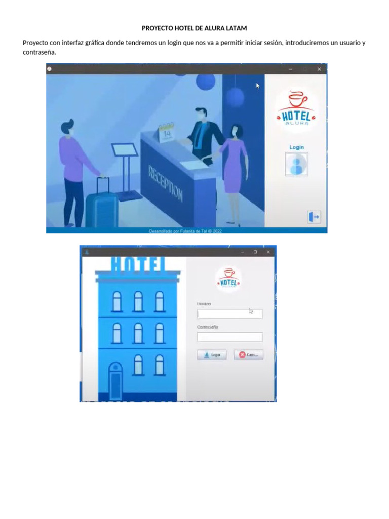 PROYECTO HOTEL DE ALURA LATAM EN JAVA | PDF