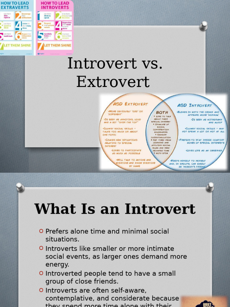 Introvert Vs Extrovert | PDF