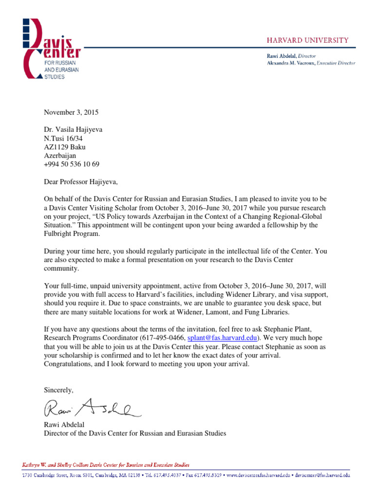 Harvard_invitation_letter | PDF