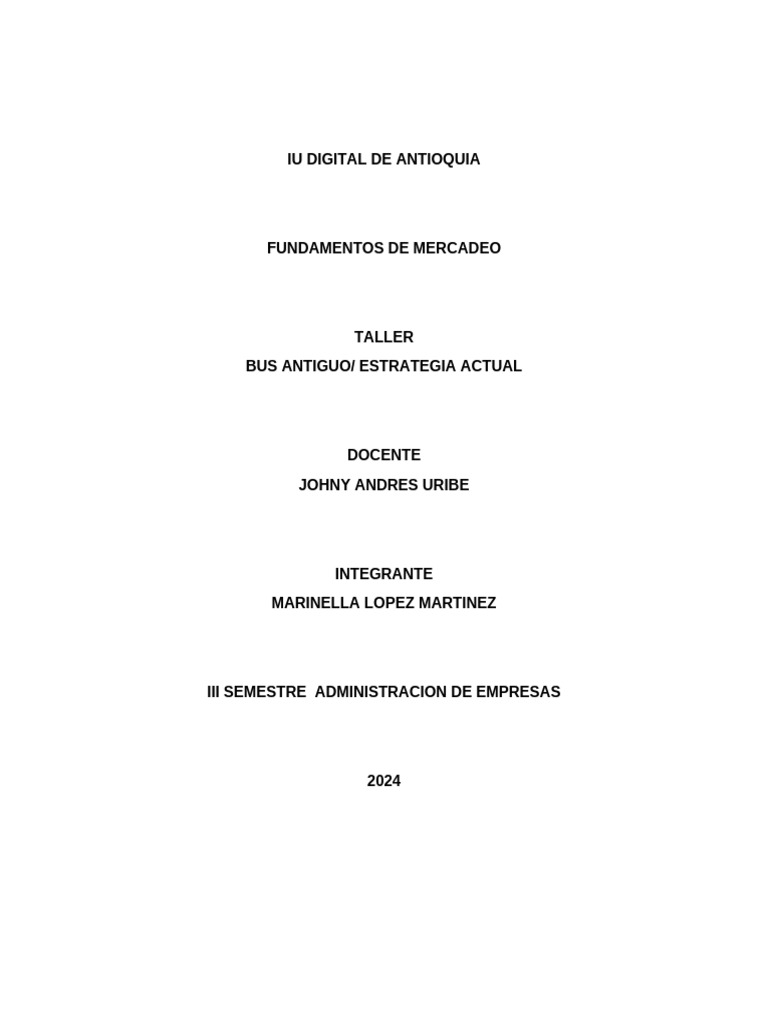 Estrategia de Mercado para El Bus New Flyer D40HF | PDF