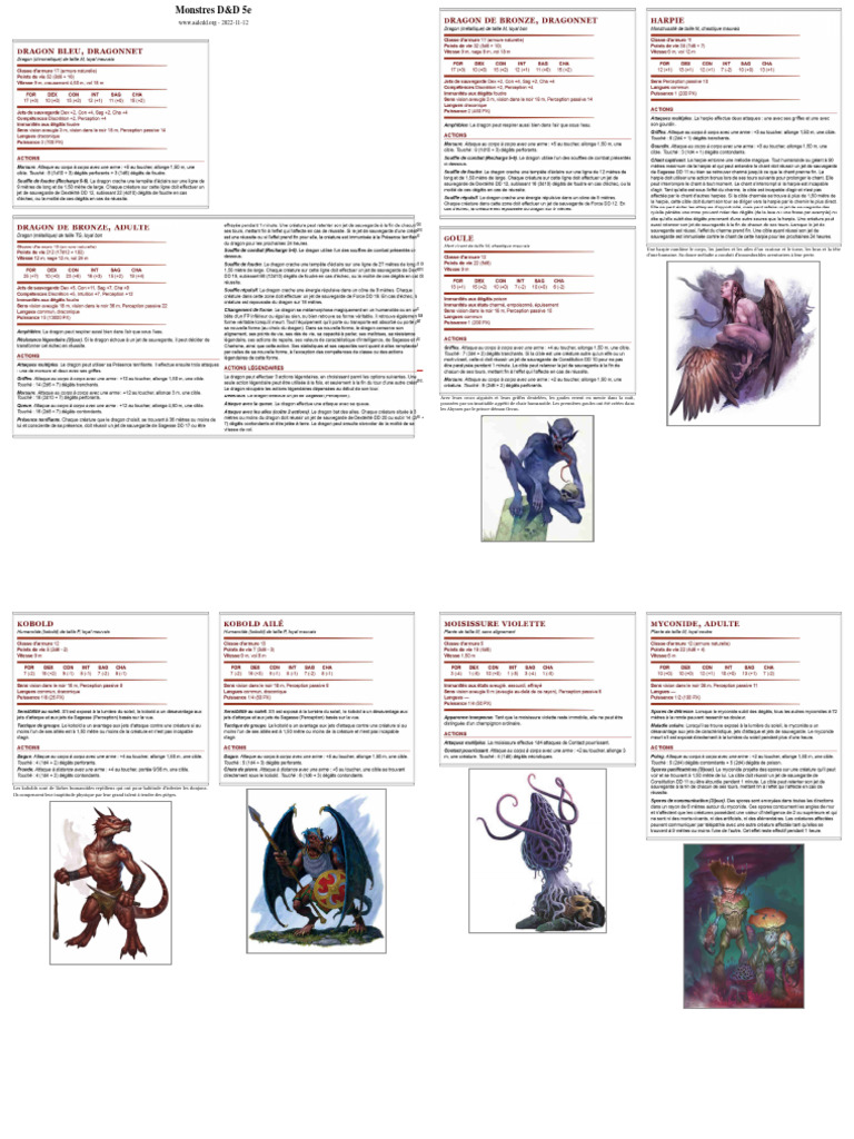 Monster » Dungeons & Dragons - D&D 5e | PDF