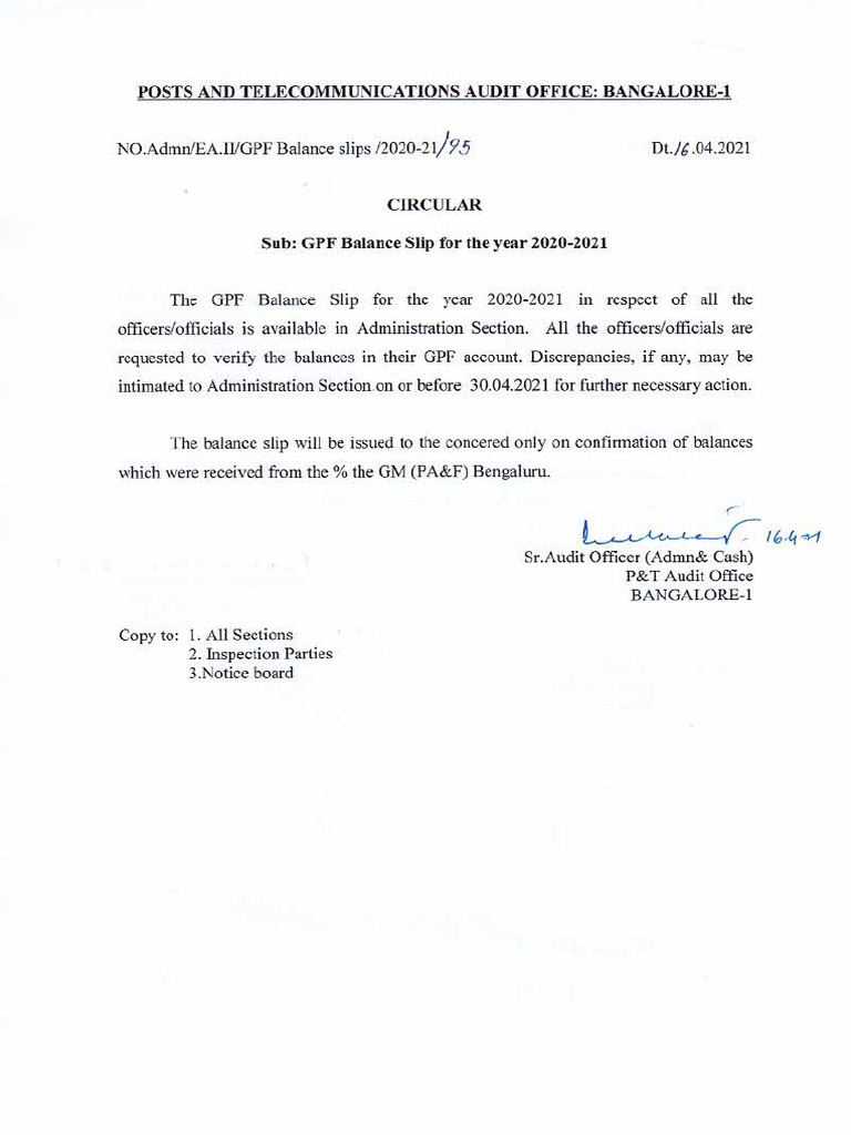 GPF Balence Sheet - 0001 | PDF