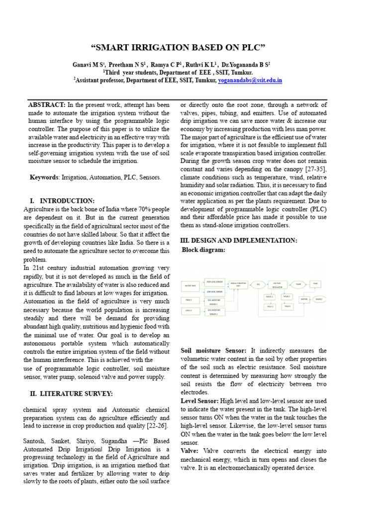 IEEE Paper Smart Irrigation 2 | PDF