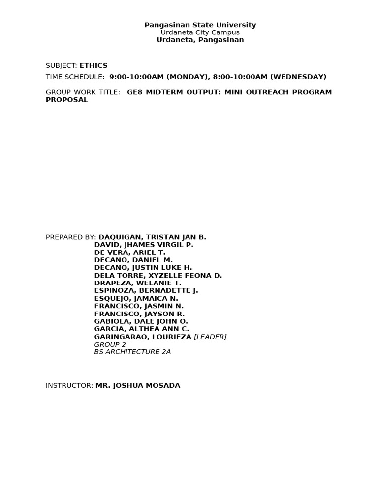 G2 - Narrative Report - Midterm Output | PDF