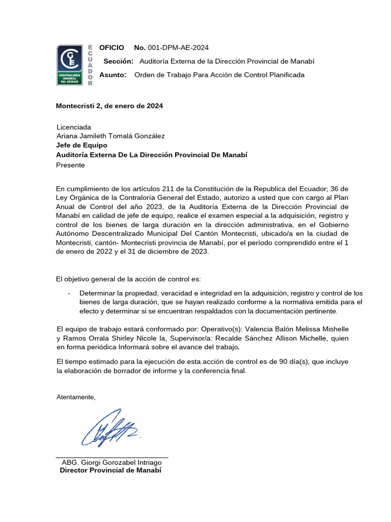 Orden de Trabajo | PDF | Negocios | Finanzas y dinero