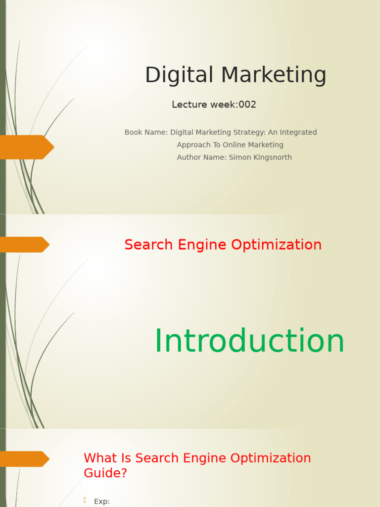 Digital Marketing Lecture 02 | PDF