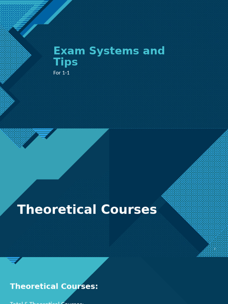 Exam Systems and Tips | PDF