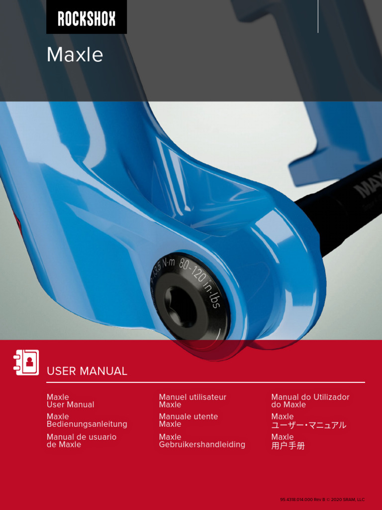 95 4318 014 000 User Manual Maxle Rev A | PDF