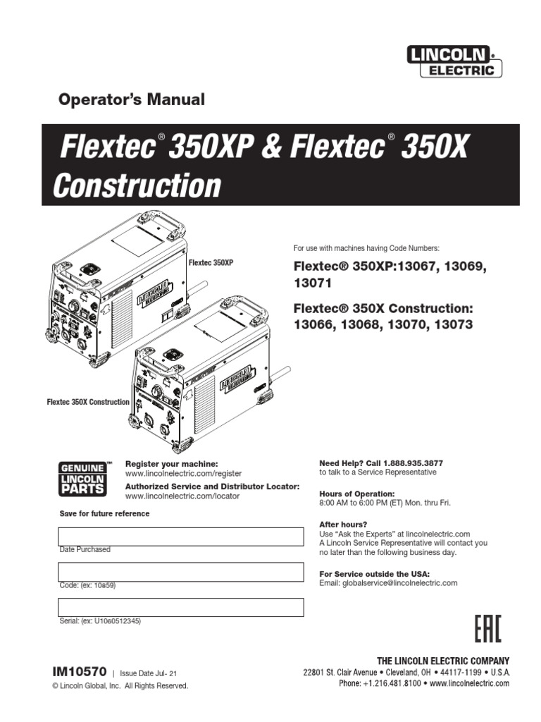 Flextec 350xp | PDF