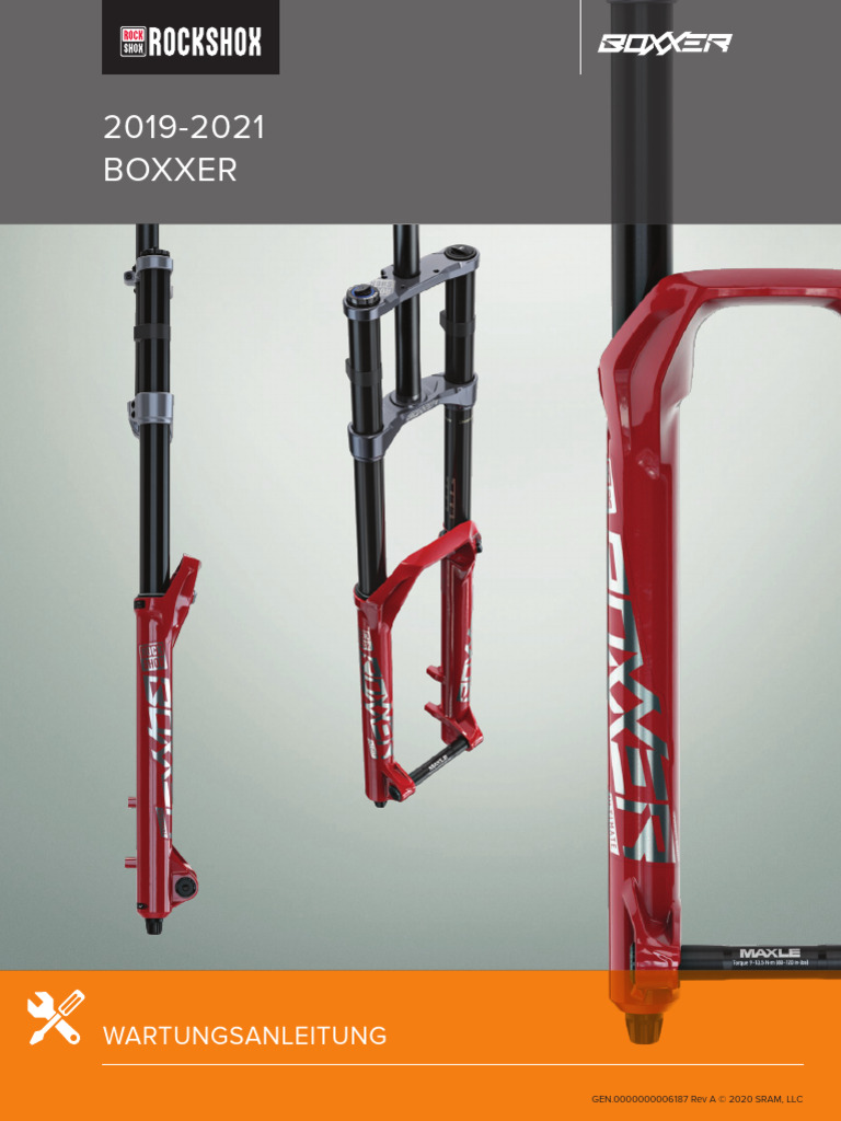 Gen.0000000006187 Rev A Service Manual 2019 2021 Boxxer German | PDF
