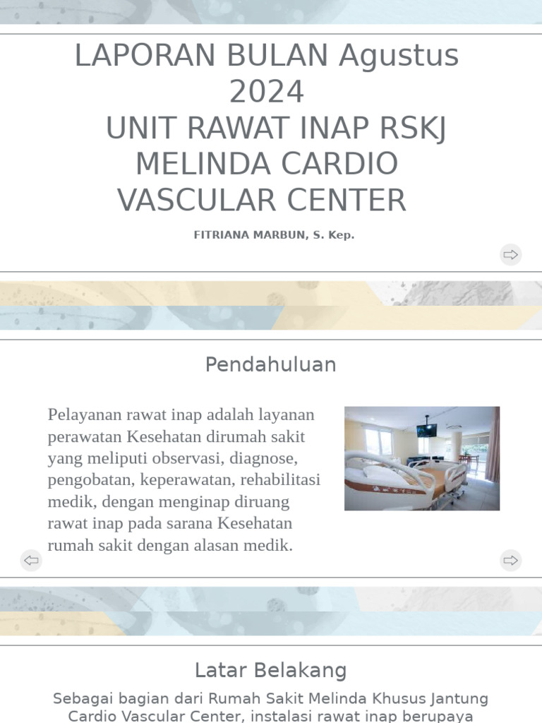 Laporan Unit Ranap Sepember 2024 | PDF