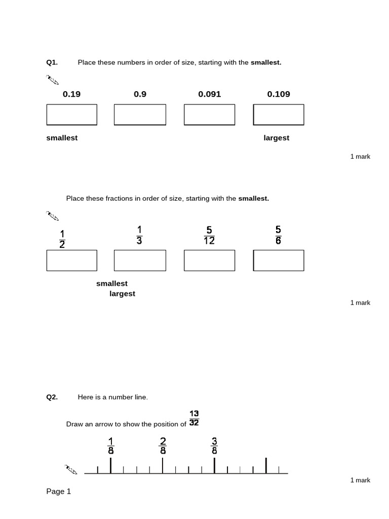 Place Value - Level 6 - Questions | PDF