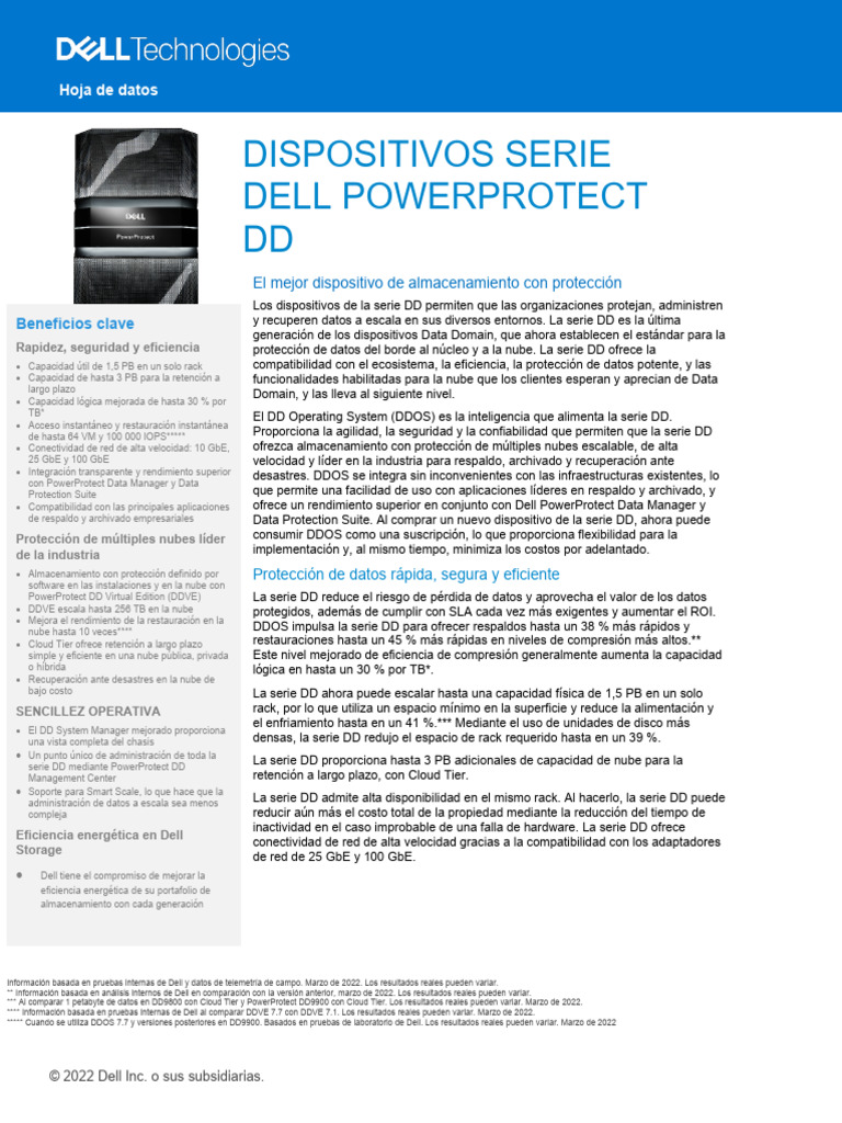 h17926 Dellemc Powerprotect DD Ds | PDF