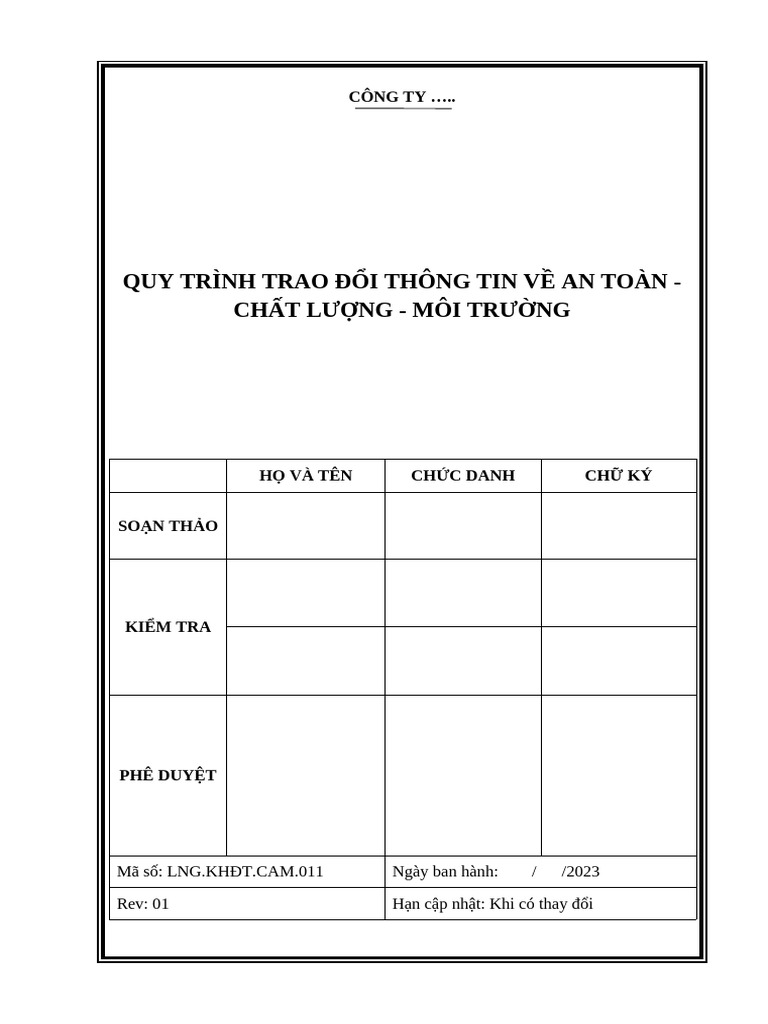 QT Trao Doi Thong Tin | PDF