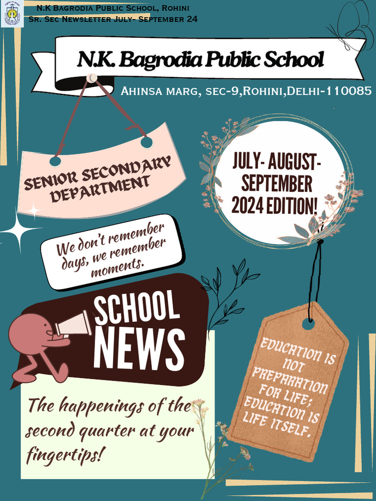 Sr. Sec JULY-SEP 2024 Newsletter | PDF