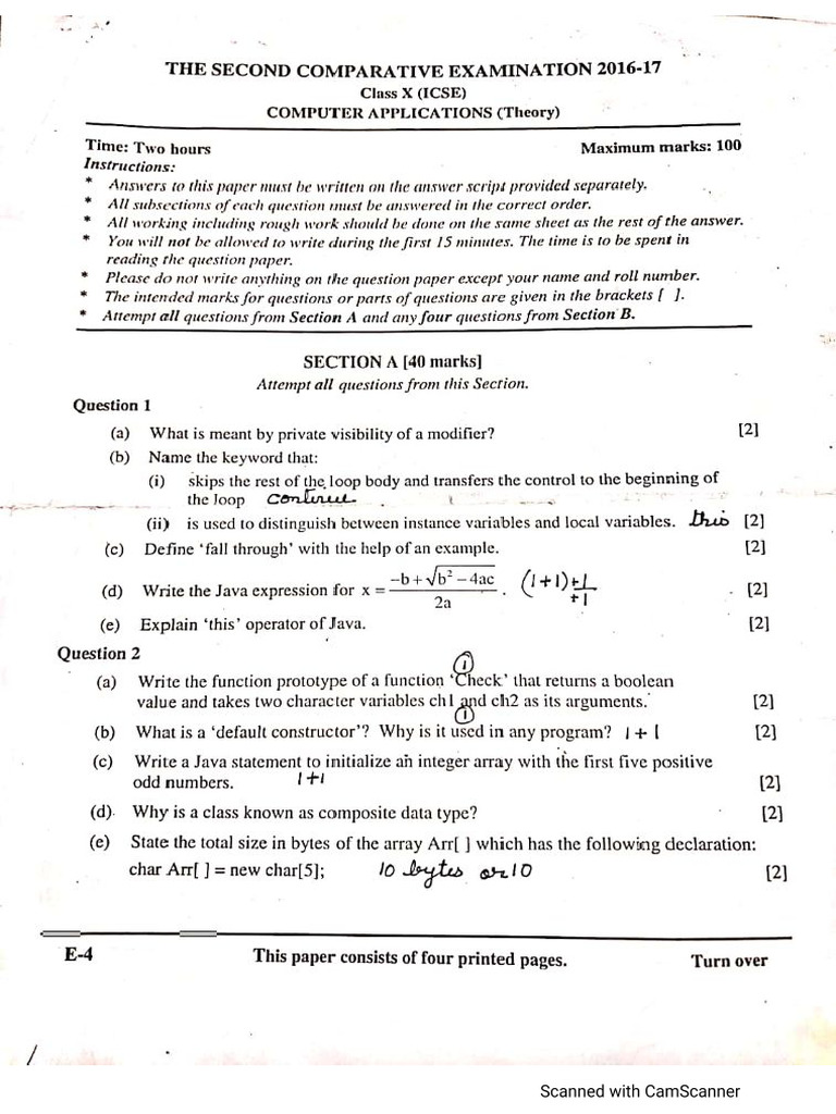 2nd Comparative 2016-17 | PDF