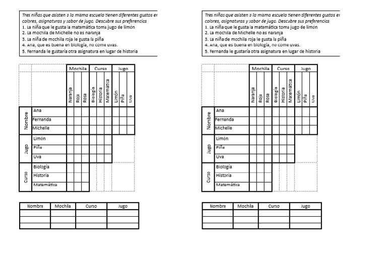 Puzzle Logico 2 | PDF