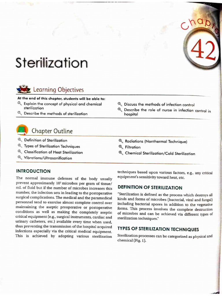 Sterilization (Microbiology) | PDF