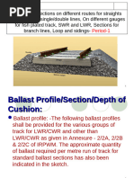 Ballast Profile for LWR Track | PDF | Transport Infrastructure | Rail ...