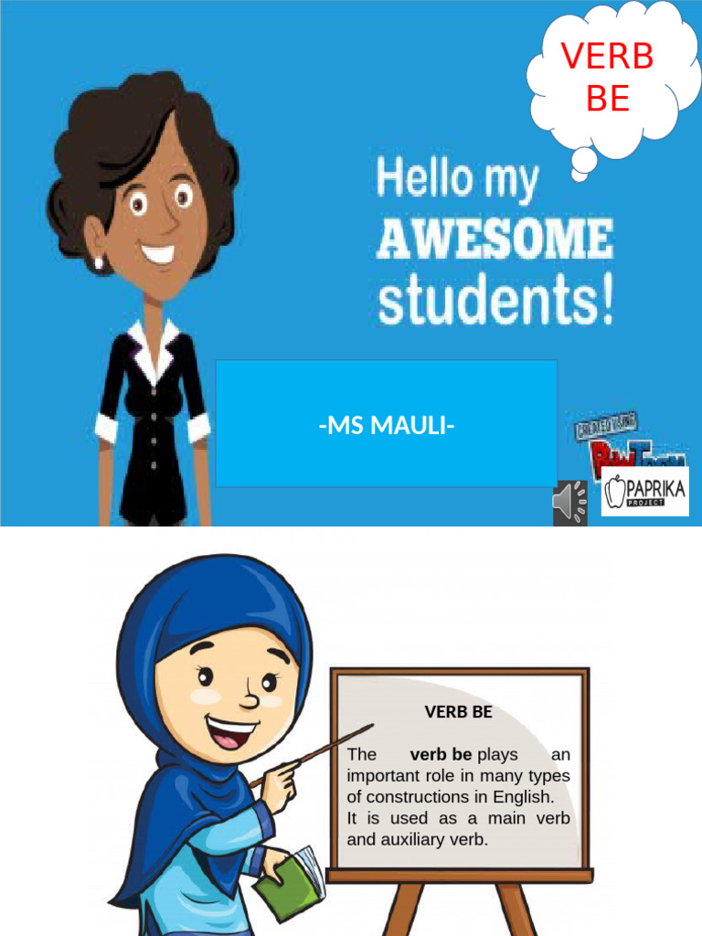 VERB BE PPT (1) | PDF